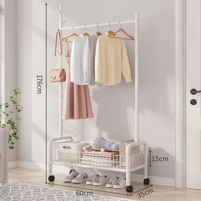 Simple Clothes Hanger Floor Coat Rack - Multi-functional