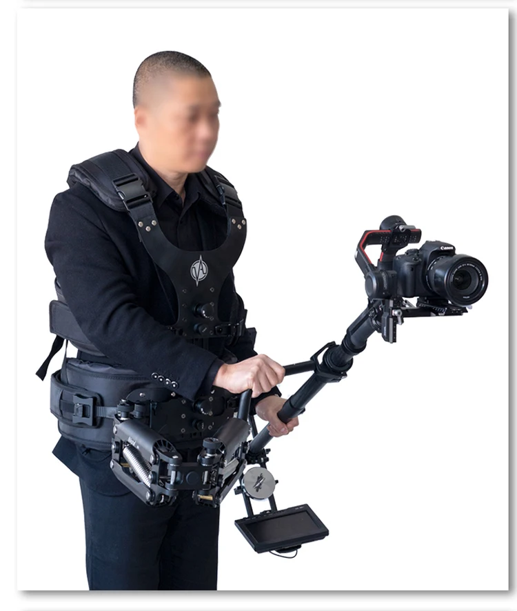 New 18kg Weight Bear Dual Support Arm Steadicam Camera Stabilizer ...