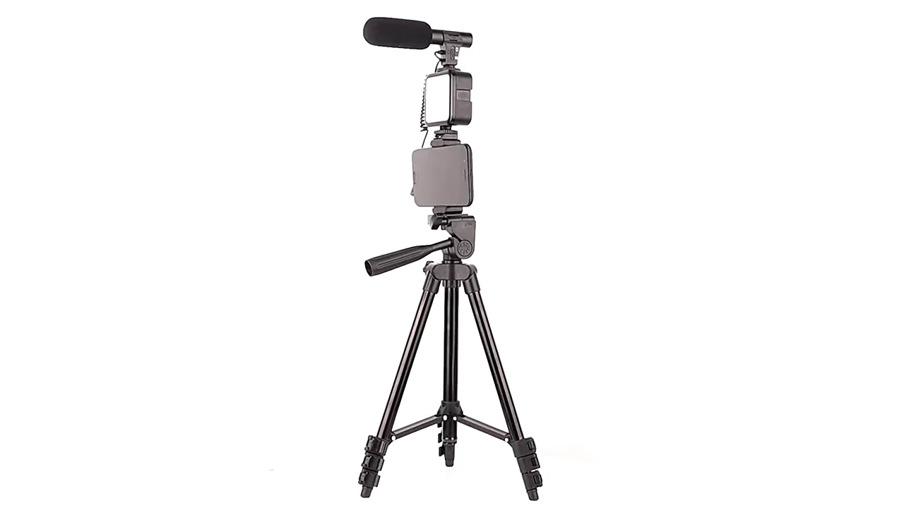 Youtube Tiktok Vlogger Camera Use With Microphone 360 Degree Rotated ...