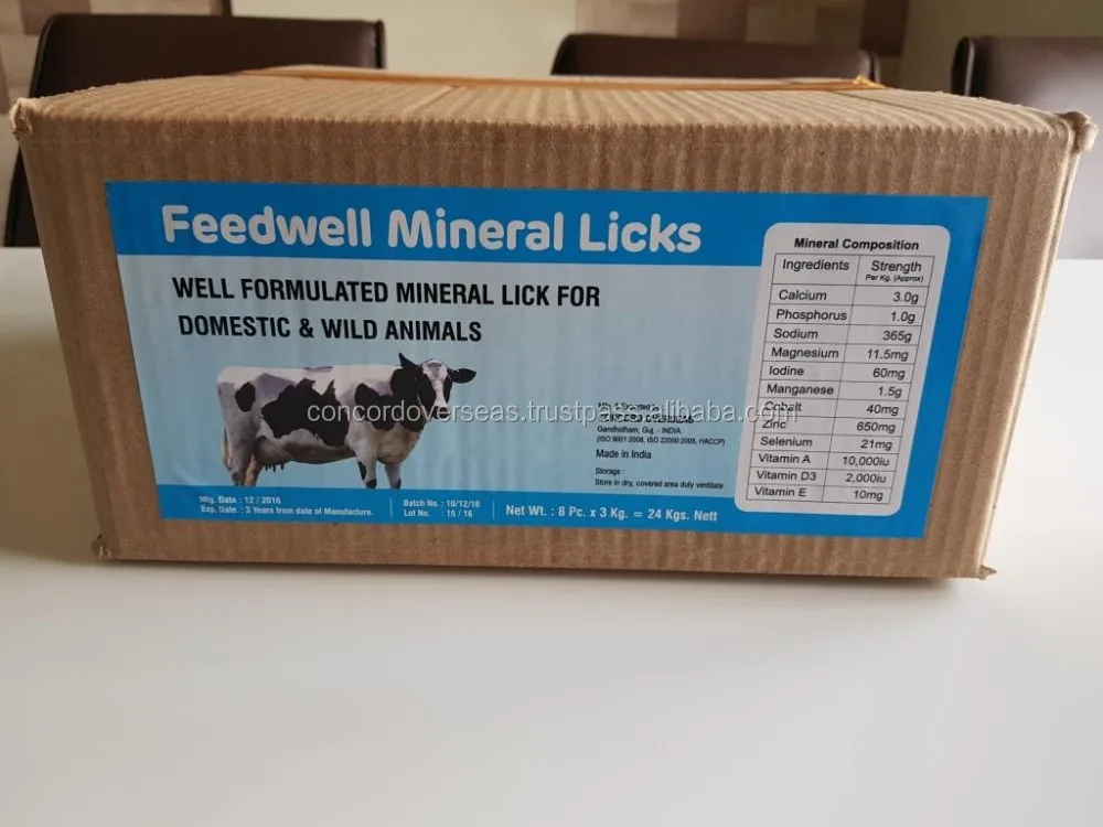 100% Best Quality Cow Cattle Sheep Mineral Lick Salt Block At Wholesale ...