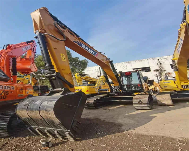 Used Sany Sy215c Digger Excavator With Yanmar Bucket Crawler Excavator ...