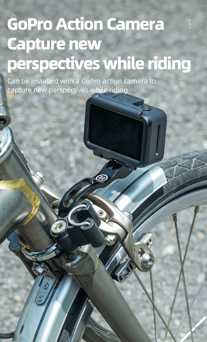 Rockbros Bicycle Front Fork Light Bracket Aluminium Alloy Front Light ...