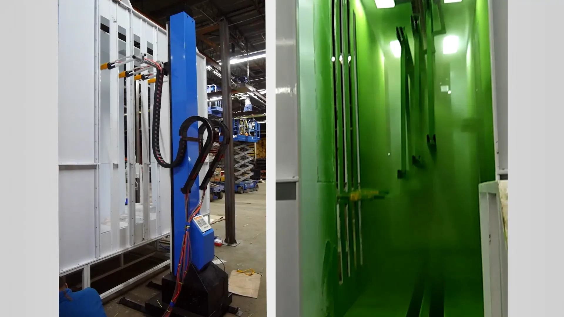 Professional Industrial Pretreatment For Powder Coating Line Automatic ...