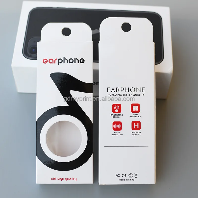 Factory Customized Small Square Charger Earphone Box Small Packaging ...