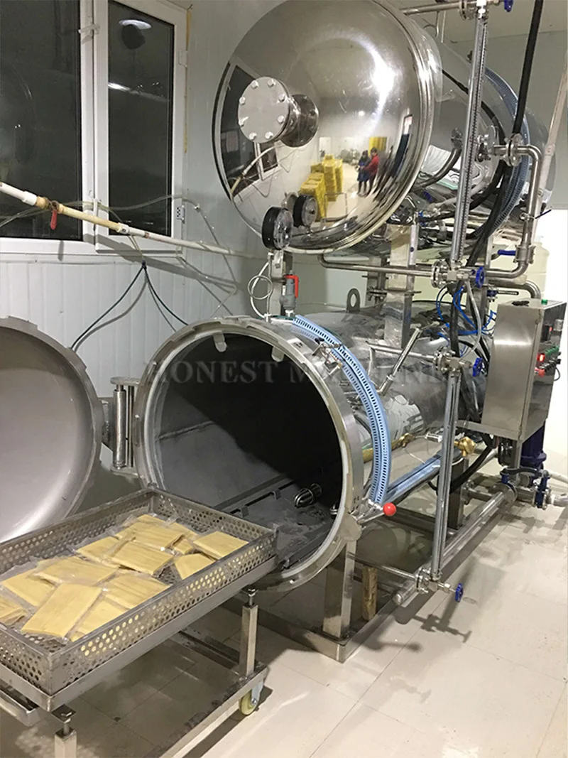 High Automation Industrial Autoclave / Sterilizer Autoclave / Bottle ...