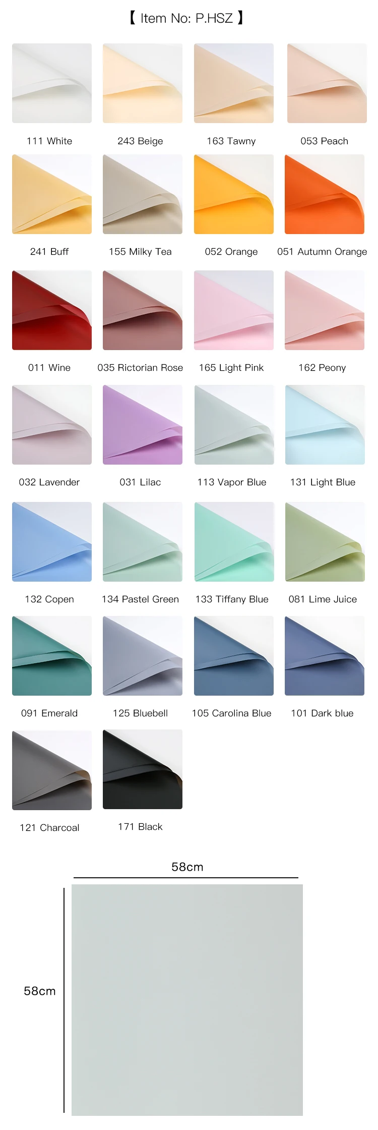 Free Sample Waterproof Paper for Flower Packing - Link/ideal World