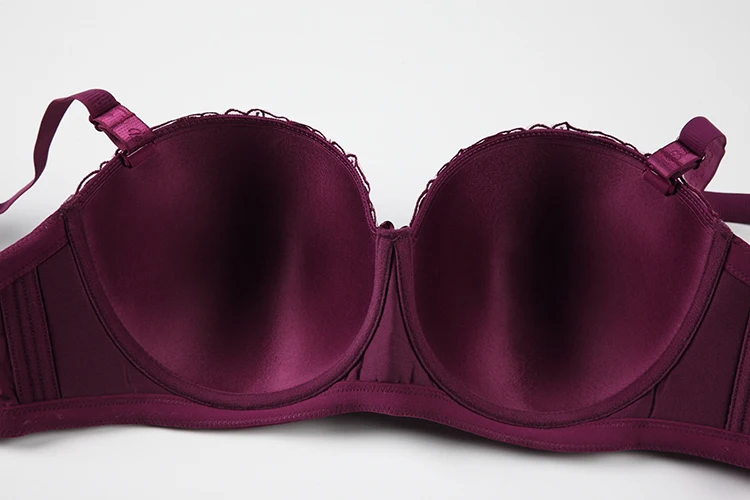 BINNYS Lace Embroidery Plus Size Full Cup Bra for Women Sujetadores De ...