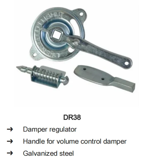 HVAC Accessories - Damper Quadrant Handle for Volume Control