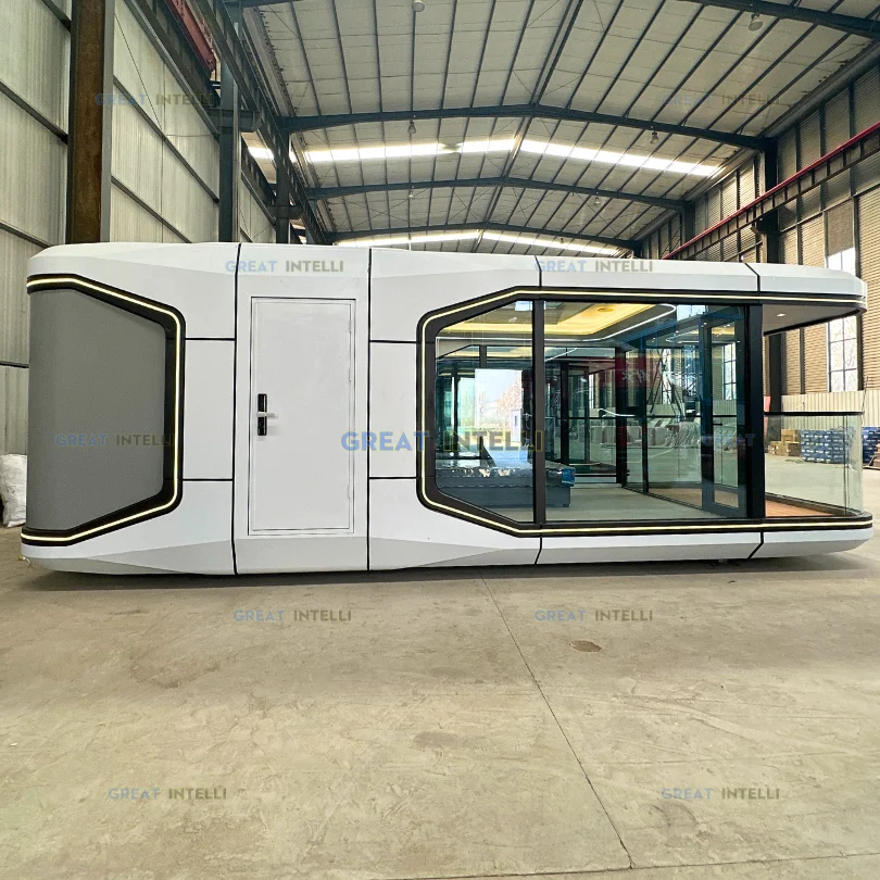 Modular Commerical Space Capsule House Prefabricated Movible Capsule ...