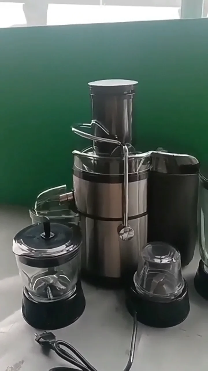 Customized 4 In 1 800w Fruit Juicer Vegetable Mixer Blender Machine With 0.75l 1.5l 2.5l Glass ...