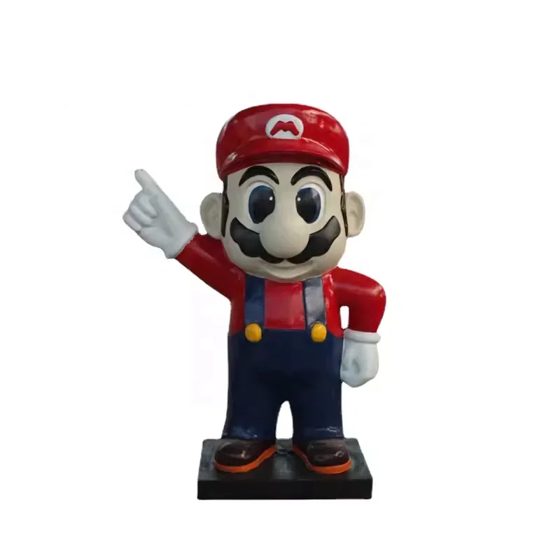 Customizable Super Mario Cartoon Character Resin Statue Durable ...
