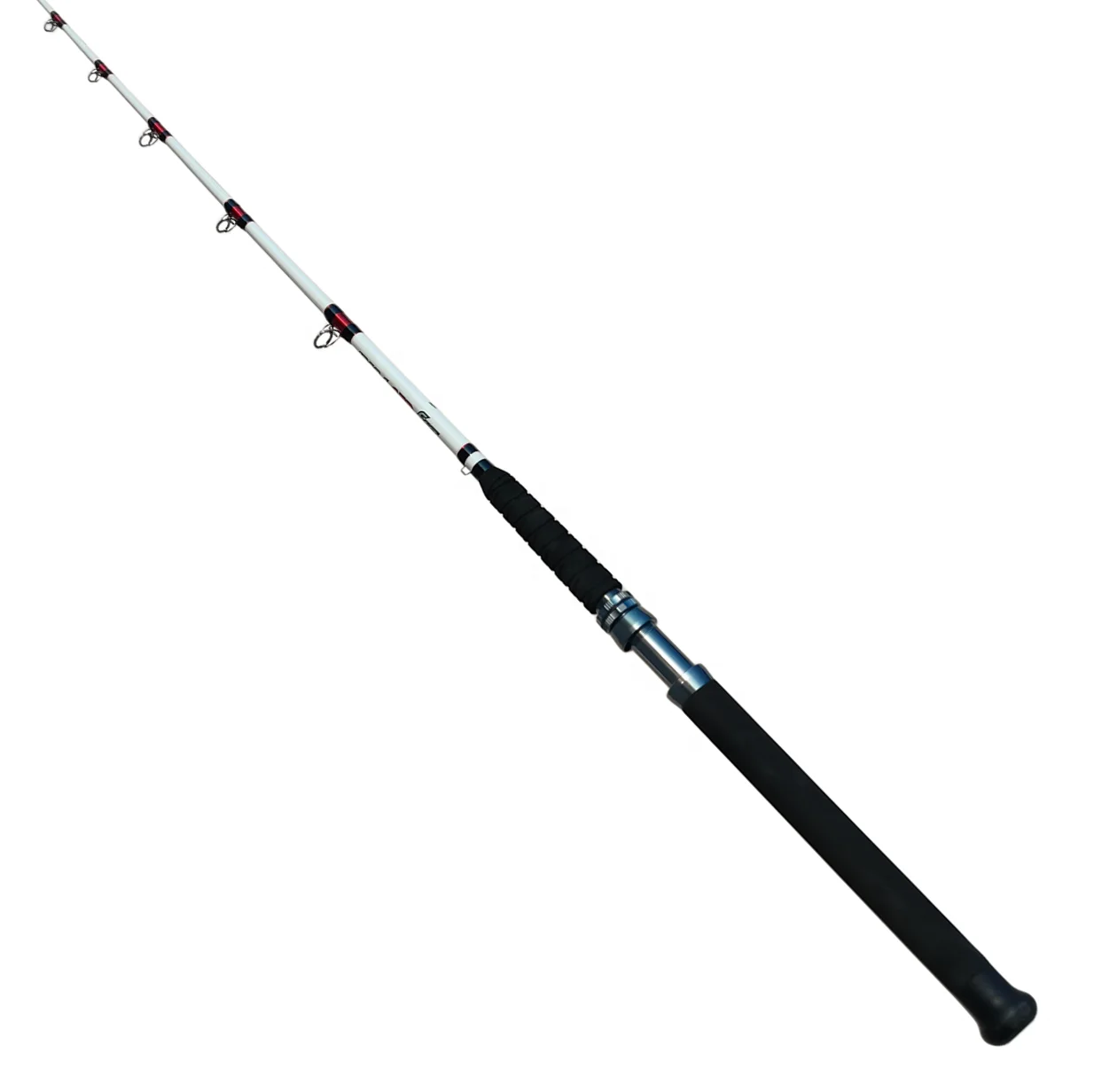 7'6" Big Cat Series High Strength White Medium Eva Handle Casting Rod ...