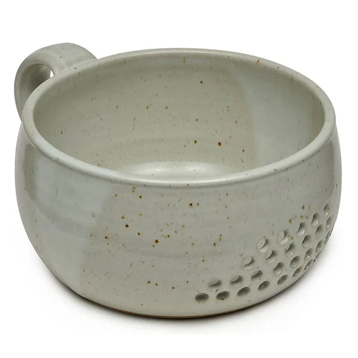 Pottery Handmade Stoneware Berry Bowl Or Colander For Fruit And ...