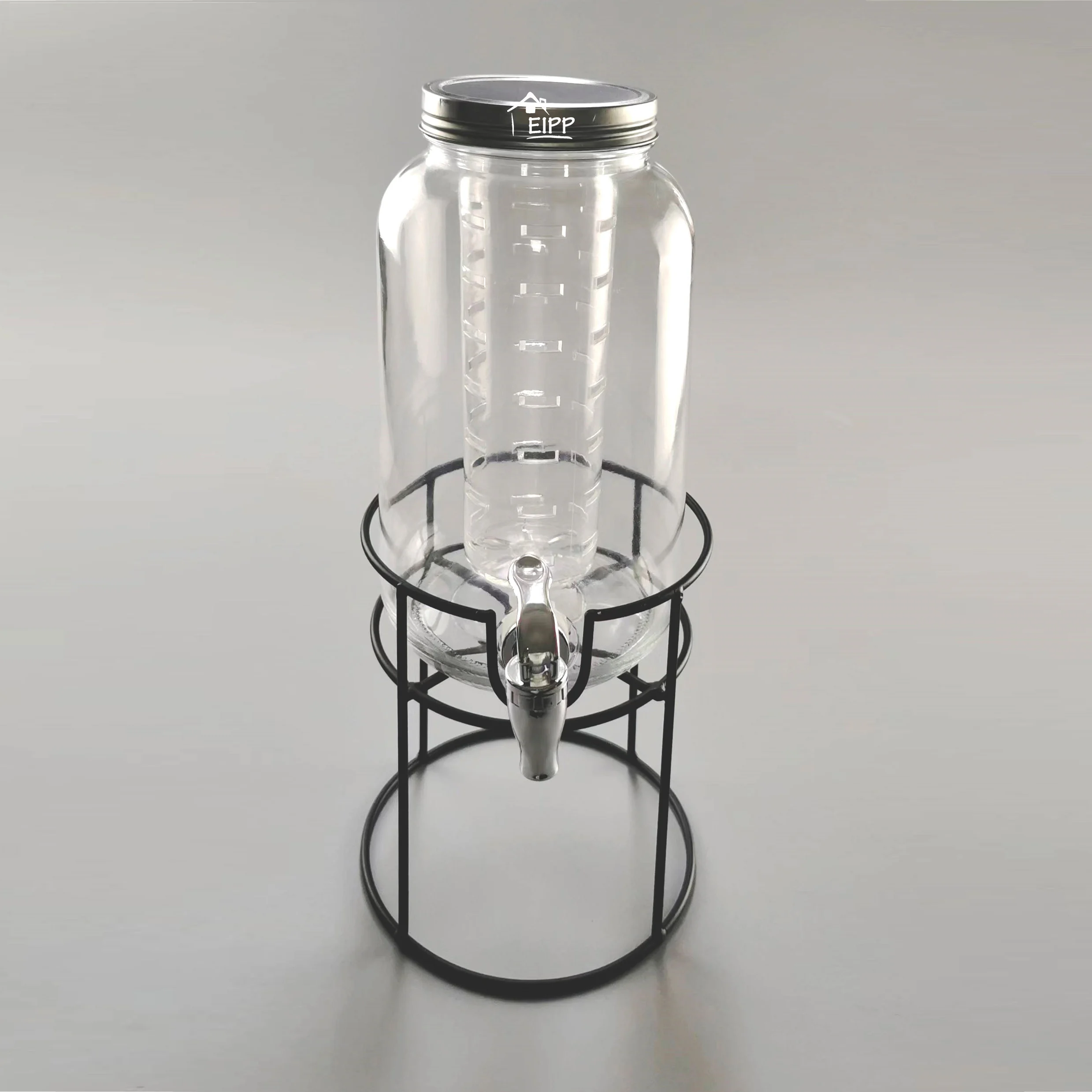 Eco-friendly Custom Glass Beverage Dispensers with Spigot and Filter