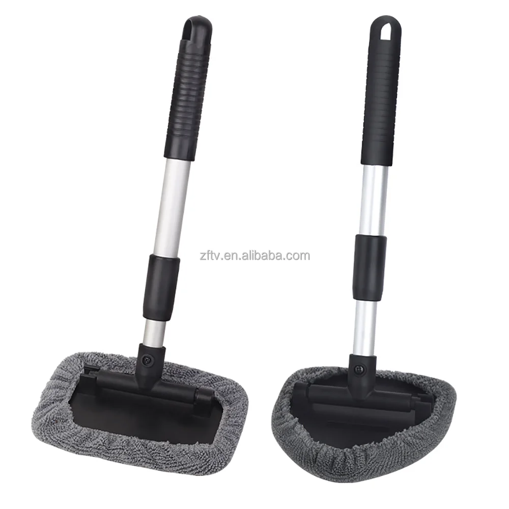 Telescopic Adjustable Microfiber Long Handle Car Cleaning Brushes Kit ...