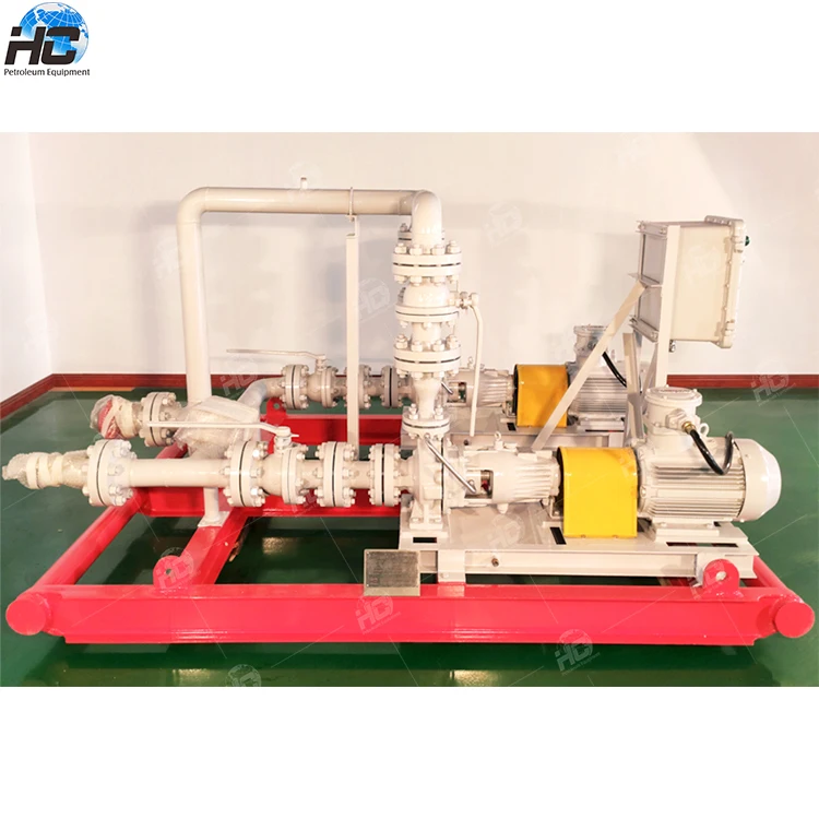 Skid-mounted Crude Oil/ Heavy Fuel Oil Transfer Pump for Oilfield Equipment