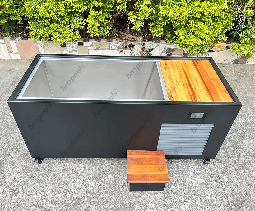 Cold Plunge Ice Bath Tub Freestanding Spa Tubs With Water Chiller ...