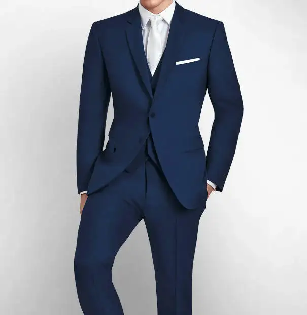 Business Suit Wedding Dress Suit Groom Tuxedos Shawl Lapel Pieces ...