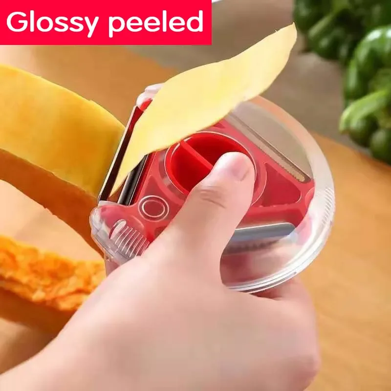 3 in 1 Rotary Round Vegetable Fruit Peeler - Magic Trio