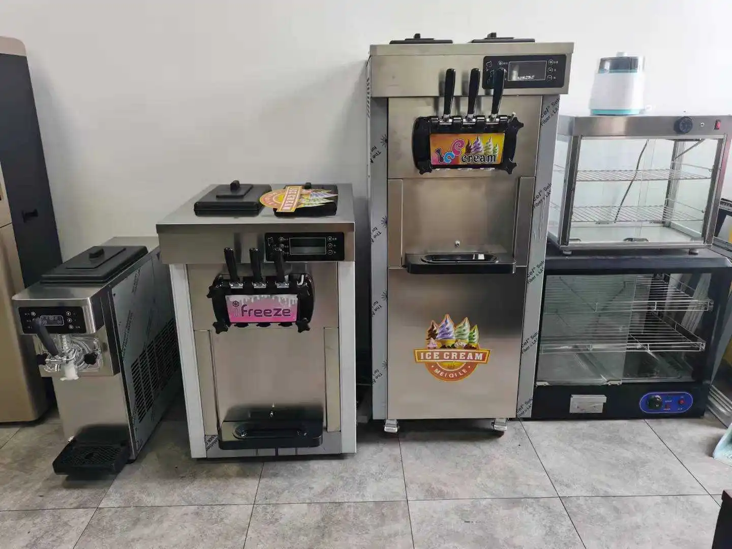 Commercial Countertop 16l/h Ice Cream Making Machine/soft Ice Cream Machine For Sale - Buy Small ...