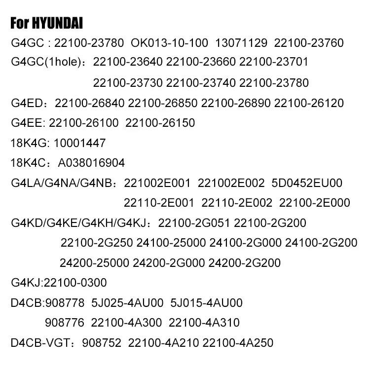 G4ED G4EE D4CB 18K4C G4KD G4KE G4KH G4KJ G4GC G4NA/NB Cylinder Head for ...