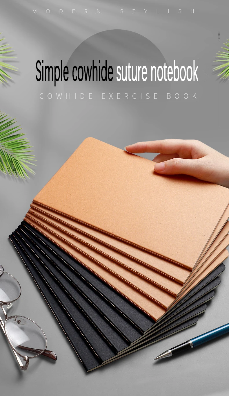 Promotional Wholesale B5 A4 A5 Size Horizontal Line Hard Cover Diary ...