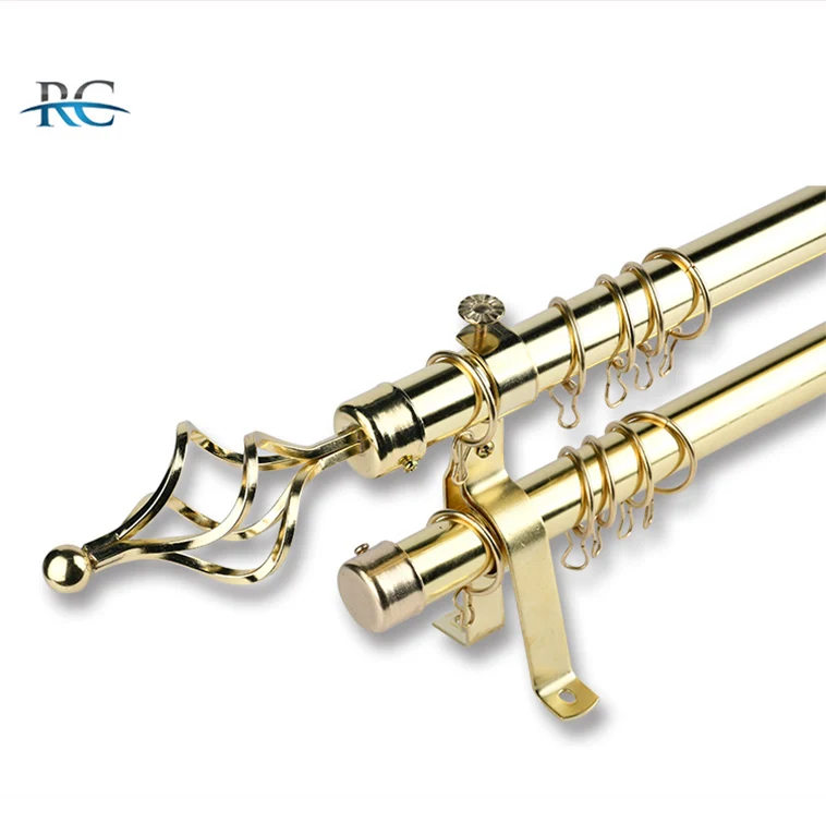 Factory Custom Metal Curtain Rod Of Various Styles Window Curtains ...