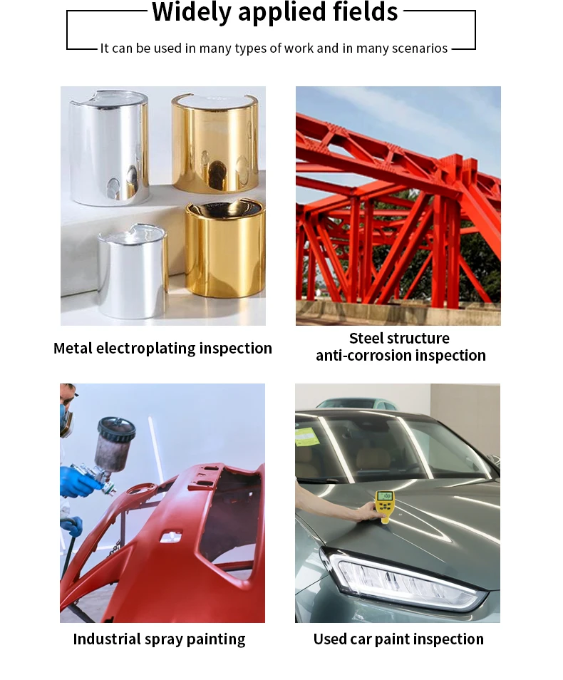 Dr320 Paint Coating Micron Thickness Gauge Surface Coating Thickness ...