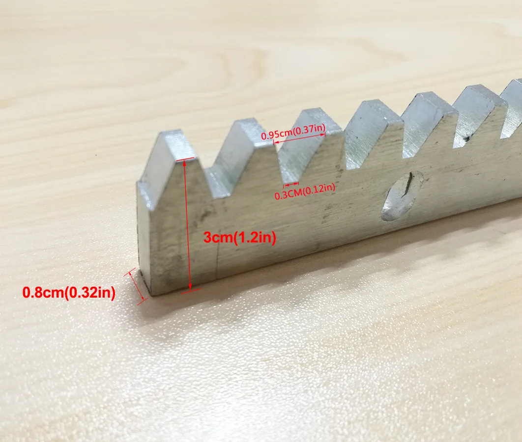 Top Quality M4 Steel Racks for Sliding Gate Motor - 1m Long