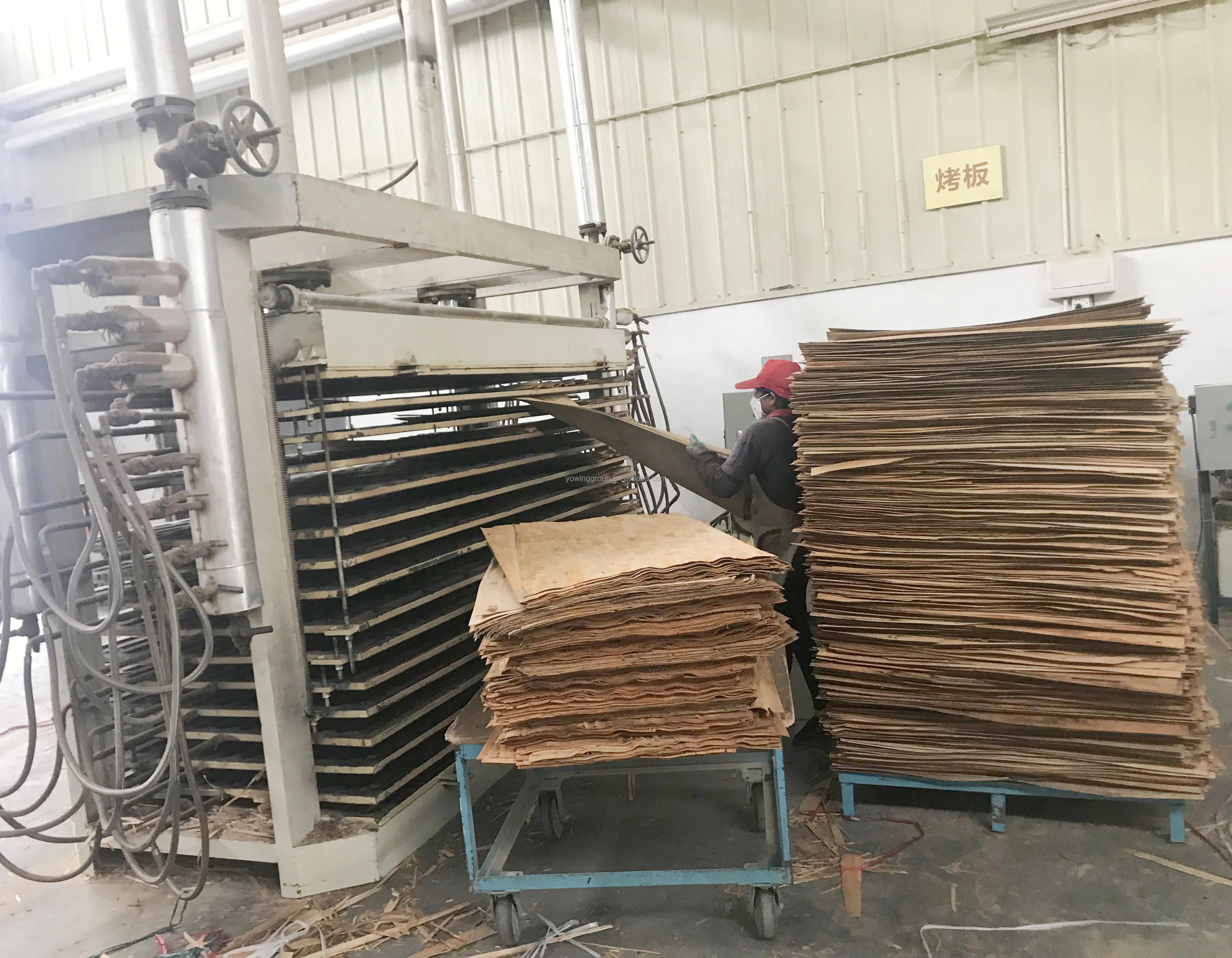 Industrial Plywood Dryer Machine Wood Veneer Drying Treatment ...