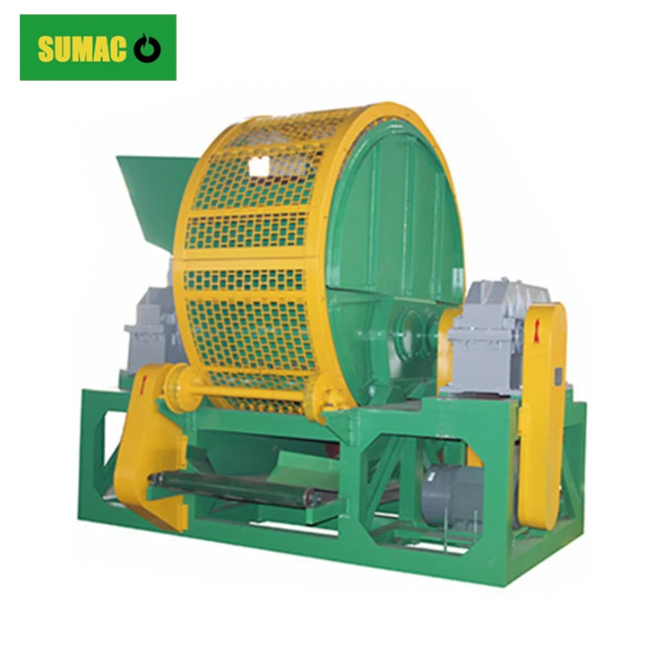 Tire Shredder Machine Tyre Shredder Price For Tyre Crushing Machine ...