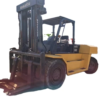 16 Ton Forklift Used Komatsu Fd160 Telescopic Hand Manual Truck Crane ...