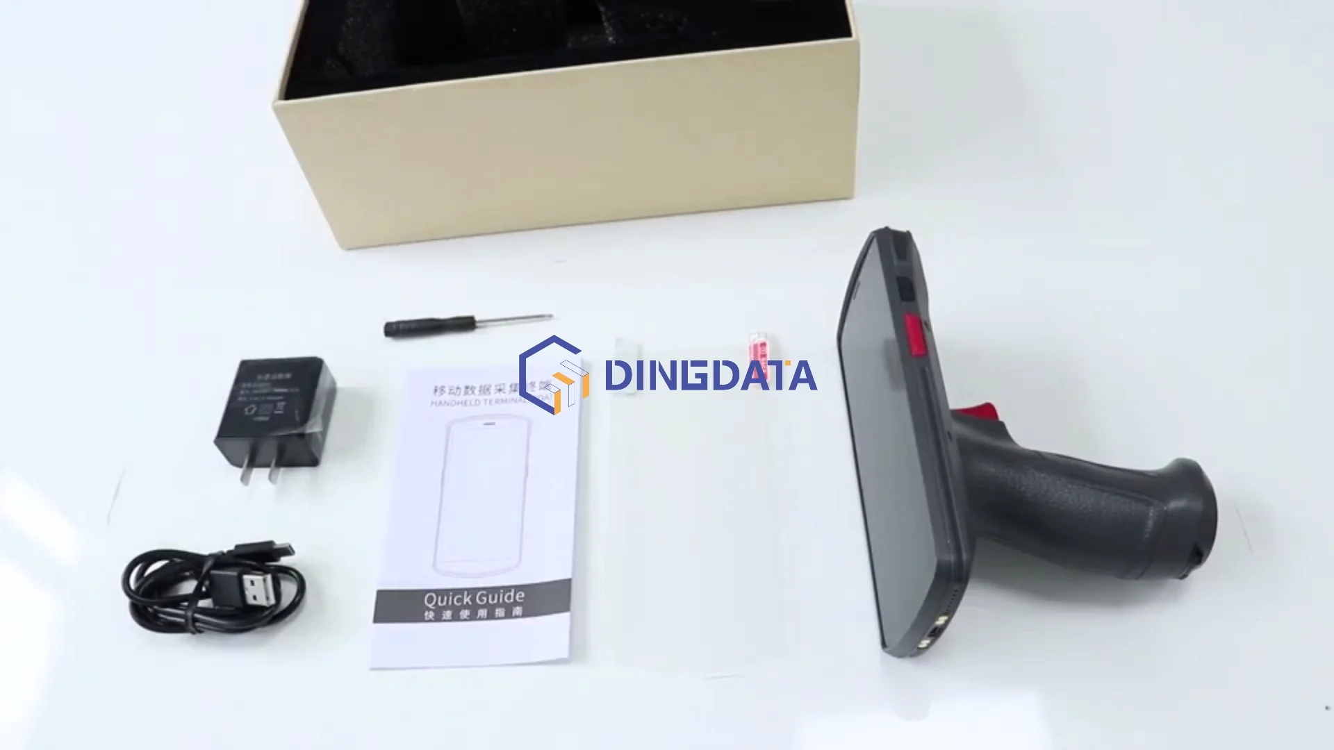 Lecteur De Codes Qr 2d De 6 Pouces,Scanner De Codes À Barres Pda De ...