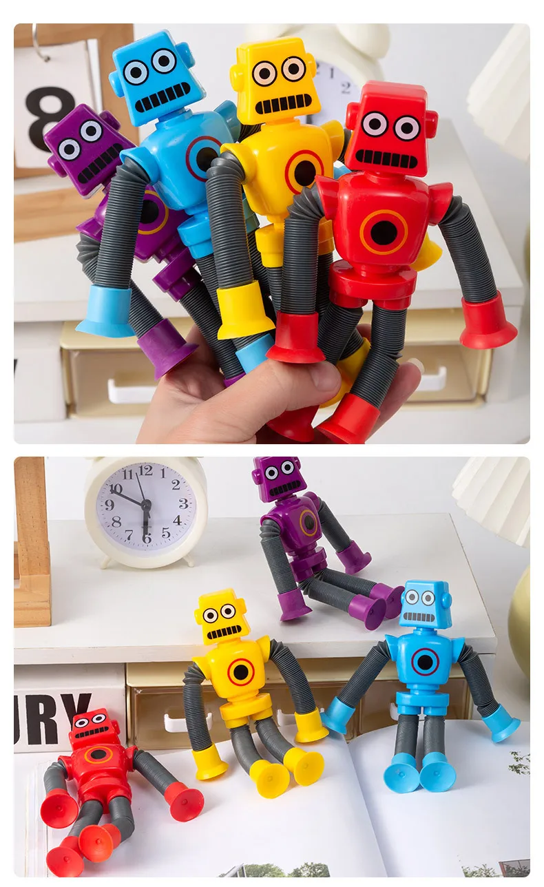 Educational Robot Toy - Telescopic Multi-Shaped Glowing Tube