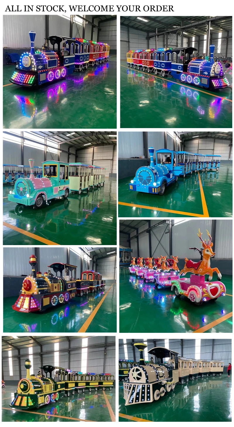 Shopping Mall Electric Sightseeing Trackless Train Amusement Park ...