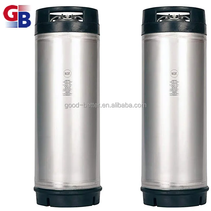 Commercial Beer Keg 5 Gallon 24.5 Liter Ball Lock Keg Stainless Steel ...