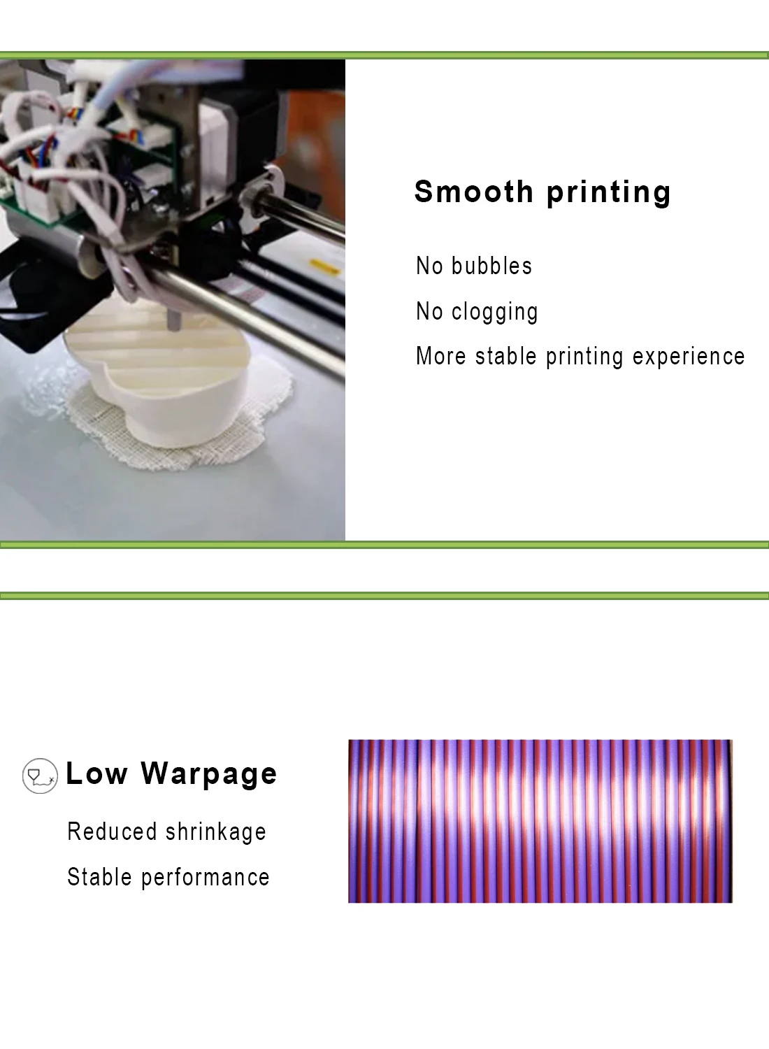 Silk Tricolor Pla Filament,1kg Tricolor Filament For 3d Printing 1.75mm ...