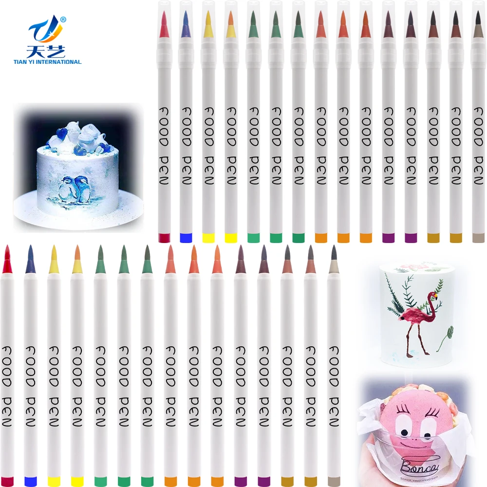 Food Coloring Edible Markers,Thick Tip And Fine Tip,Gourmet Writers ...