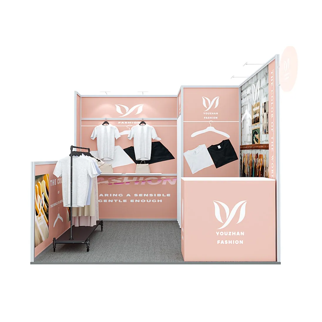 Customized 10x10 Modular Exhibition Booth for Trade Show Factory ...