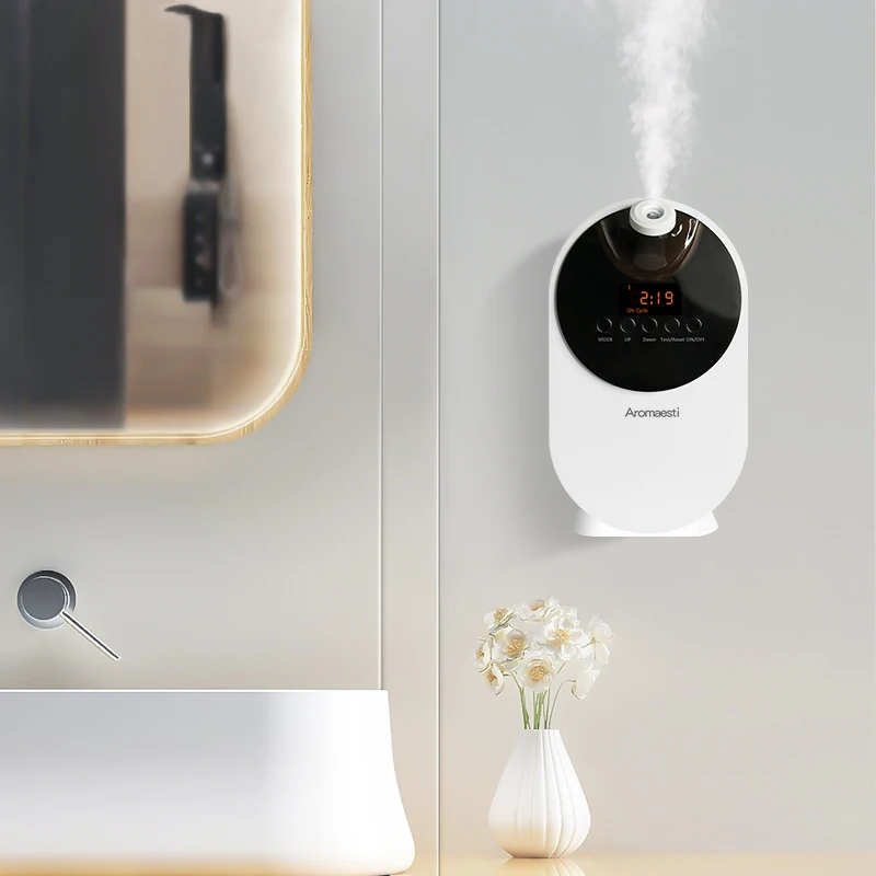 New Design Hotel Lobby Essential Oil Diffuser 500ml Wall Mounted Smart ...