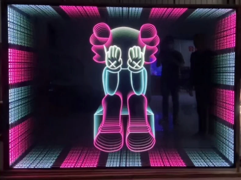 Wall Mounted Hanging Custom Led Mirror Neon Light Sign Home Neon Sign ...