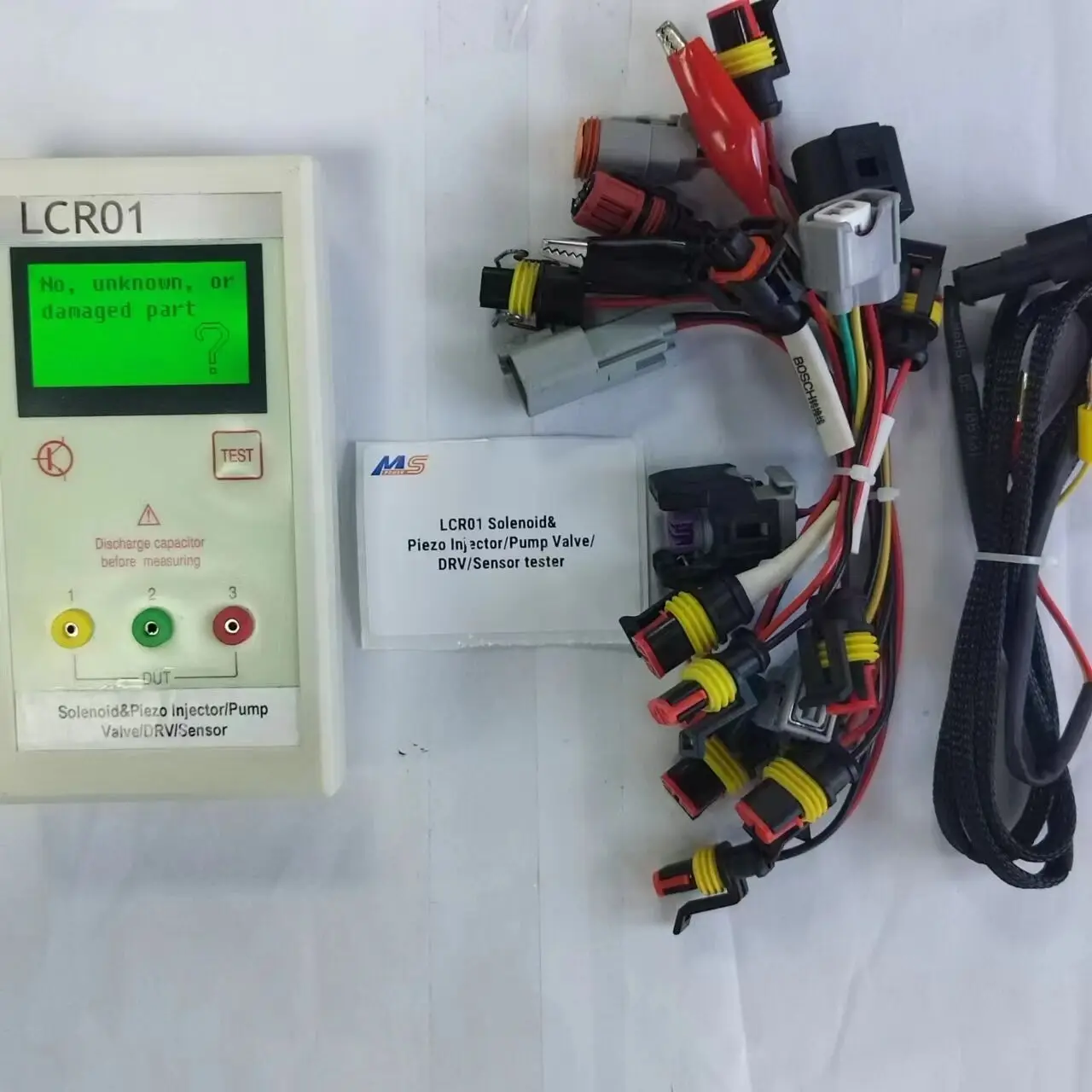 LCR01 Solenoid Piezo Injector Pump Valve DRV Sensor Tester