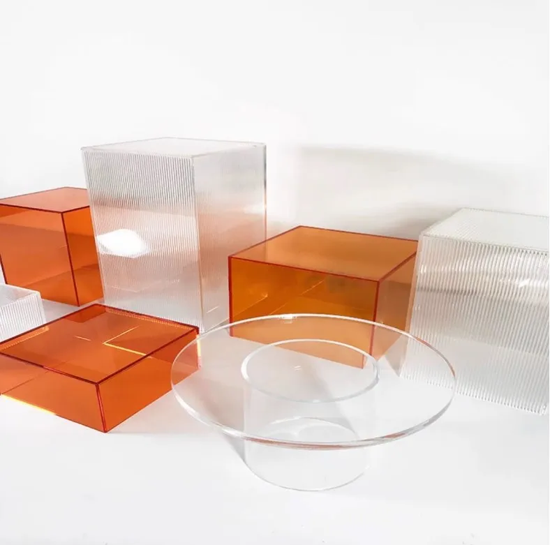 Xinkeda Clear Acrylic Buffet Risers Cube Acrylic Dessert Table For ...
