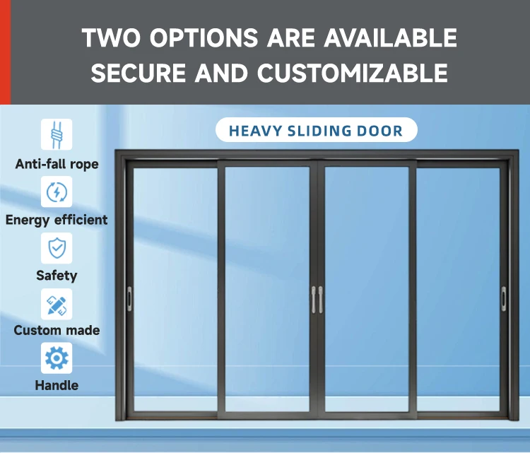 Smart Home Design Aluminum Doors Hurricane Impact Home Door Sliding ...