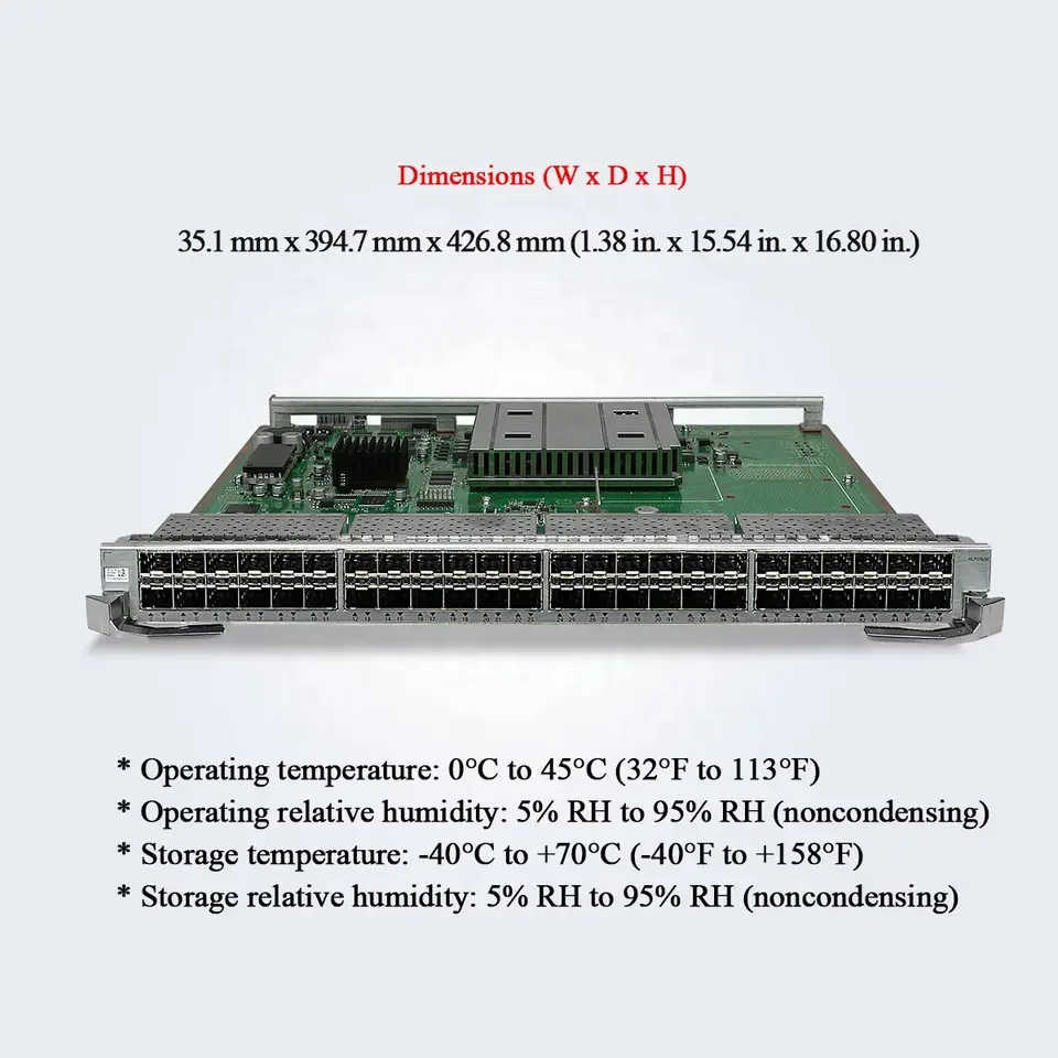 Original New Hw S7700 Series 48-port 10ge Sfp+ Interface Card (x6s,Sfp+ ...