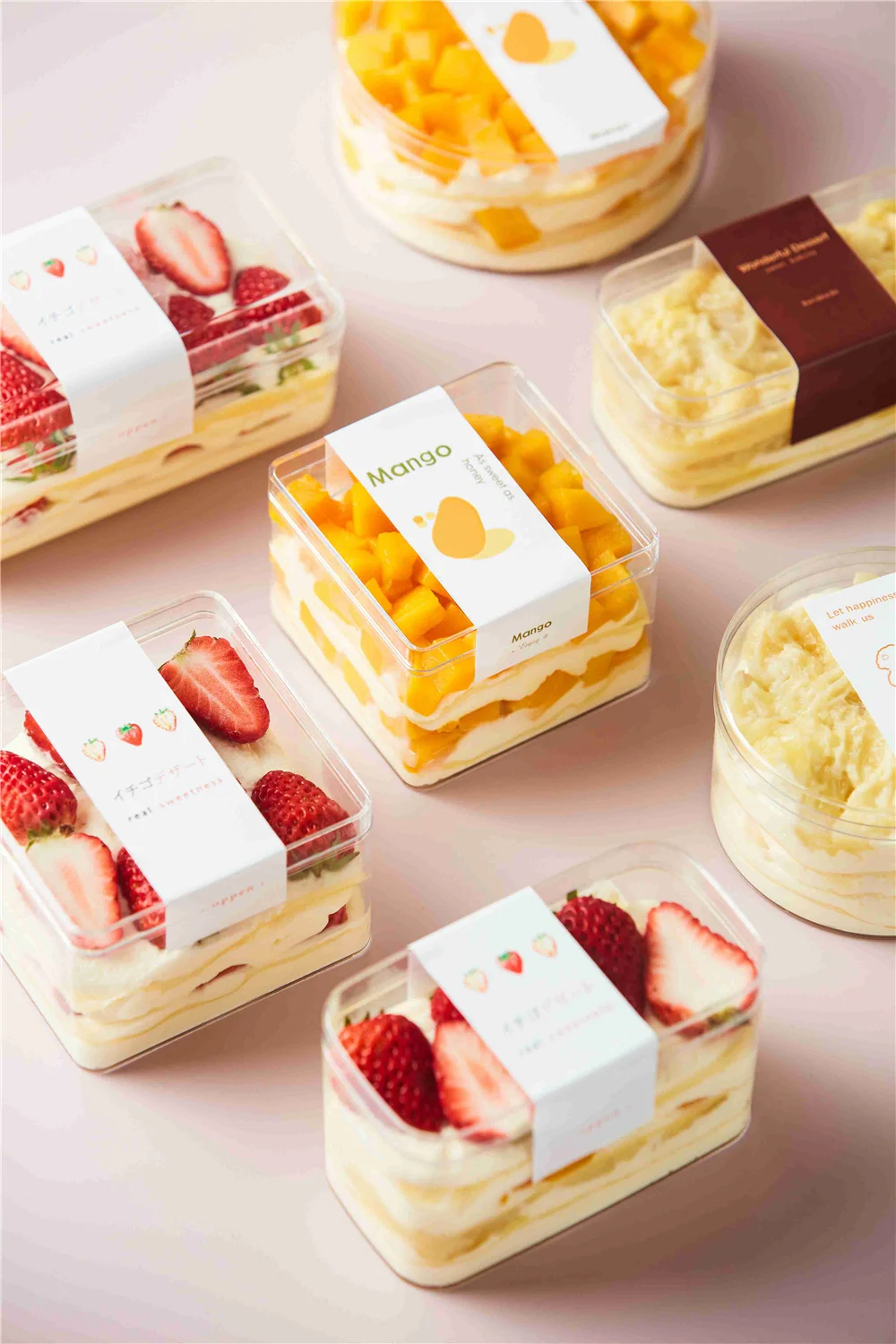 Transparent Plastic Dessert Boxes - Perfect for Mini Cakes