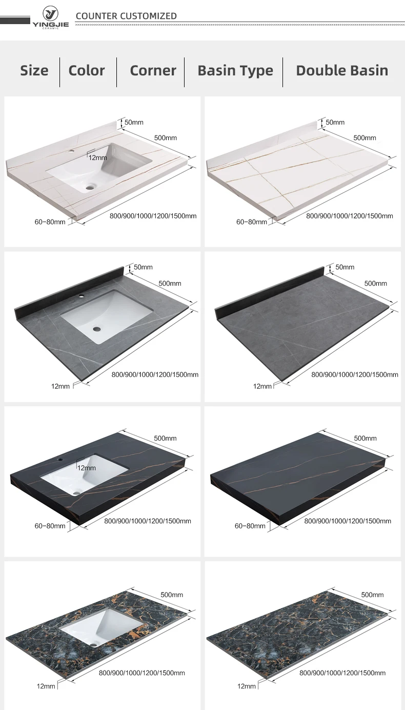 Modern Sintered Stone Bathroom Ceramic Sink Wall Cabinet Bathroom Vanity Made in China| Alibaba.com