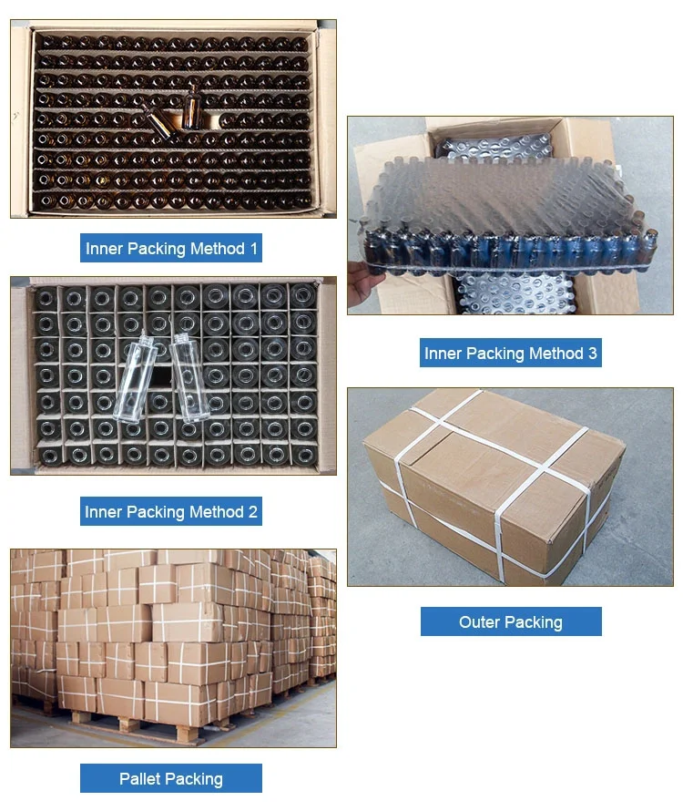 Unique Design Cosmetic Packaging Skincare Special Frosted Clear Glass ...