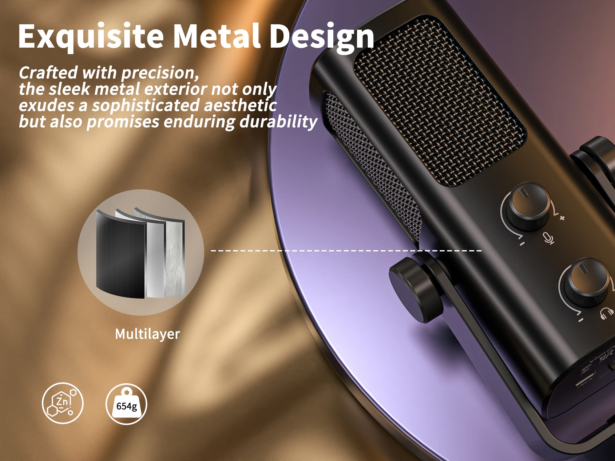 Fifine Profile3 - Professional Studio Microphone for Podcasting