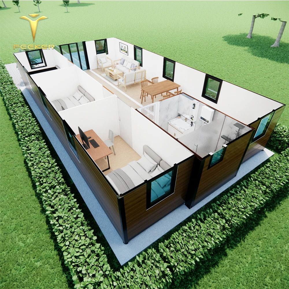 20ft 30ft Homes From China Model 3 Bedroom 40 Ft In Tamilnadu Luxury Expandable Prefabricated ...